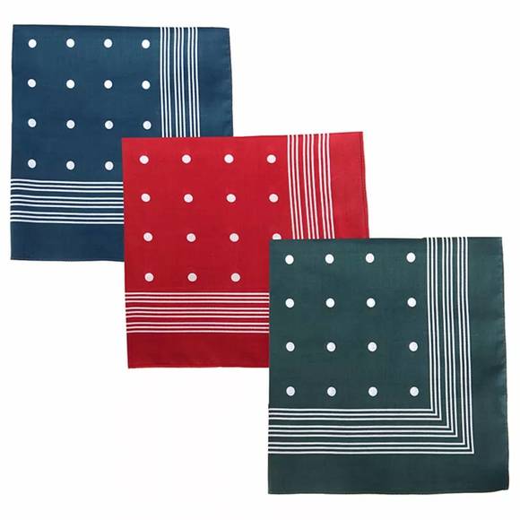 Barbour | Accessories | New Barbour Spotted Handkerchief Pack Of 3 In ...